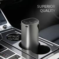 China Luxurious Alloy Car Aroma Diffuser with 2000mAh Battery Two-Fluid Atomization and Multi-Level Adjustment for sale