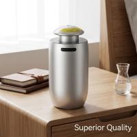 China Low-noise Seven-color Ambient Light Car Aroma Diffuser with Aluminum Alloy Body and 10ml Capacity for Cars and Homes for sale