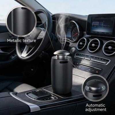 China Aluminum Alloy Aromatherapy Car Diffuser 15ml Oil Capacity Home Auto Air Diffuser for sale