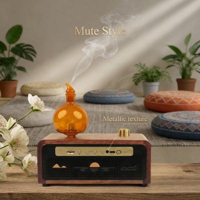 China 100cbm Coverage Luxurious Modern Home Aroma Diffuser With Bluetooth Audio for sale