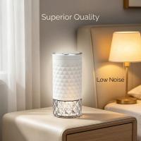 China Bluetooth App Control Low-Noise Aroma Diffuser with 80 mL Visualized Glass Essential Oil Bottle for sale