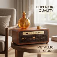 China Wood Aroma Diffuser with Hand-polished Solid Wood Base, Cold-air Diffusion, and 100cbm Coverage for Home and Office for sale