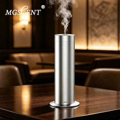 China Desktop Aroma Diffuser Machine with 360° Without Oil Leakage Bluetooth Control and Aluminum Alloy Material for sale