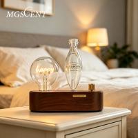 China Retro-luxury Wood Aroma Diffuser with Cold-air Diffusion 100cbm Coverage and Battery Powered for Home and Office for sale