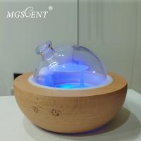 China 12W Wood Bluetooth Music Eco Friendly Multi Functional Aroma Diffuser and Fragrance Machine for Office and Home for sale
