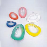 China disposable inflation pvc silicone rubber anesthesia mask premature for sale