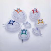 China disposable inflation pvc silicone rubber anesthesia mask premature for sale