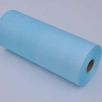 China Waterproof Disposable Bibs Roll Non Woven Disposable PE Aprons Roll for Adult Dental Hospital Patients and Senior Resident Home for sale