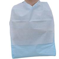 China Waterproof Disposable Bibs Non Woven Disposable PE Aprons for Adult Dental Hospital Patients and Senior Resident Home for sale