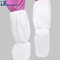 China SPP Non-woven Waterproof Knee-high Boot Cover with Elastics for sale