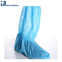 China SPP Non-woven Waterproof Knee-high Boot Cover with Elastics for sale