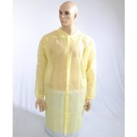 China Disposable Protective Visitor Coats PE Visitor Coats in Hospital or Laboratory for sale