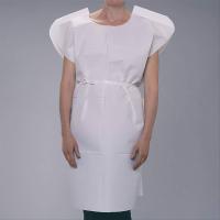 China Medical Disposable Exam Gown Paper Exam Gowns for sale