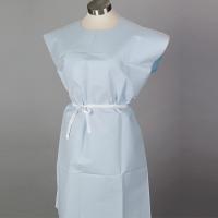 China Medical Disposable Exam Gown Paper Exam Gowns for sale