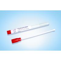 China Disposable Snappable Plastic Stick And Viscose Head Transport Medium Cary Blair Swab for sale