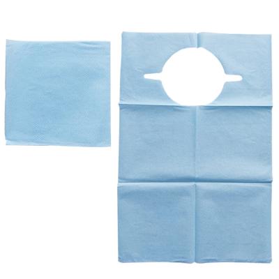 China Medical Disposable Dental Supplies Customizable Disposable Waterproof Dental Bib for sale