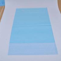China Hospital Disposable Dental Supplies Adult  Square Waterproof Disposable Medical Bibs for sale