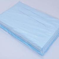 China Hospital Disposable Dental Supplies Adult  Square Waterproof Disposable Medical Bibs for sale