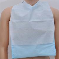 China Hospital Disposable Dental Supplies Adult  Square Waterproof Disposable Medical Bibs for sale