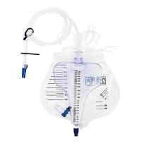 China Disposable Sterilized Portable China Urinary collection Urine Meter Bag Meter System for sale