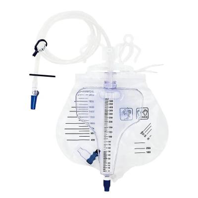China Disposable Sterilized Portable China Urinary collection Urine Meter Bag Meter System for sale