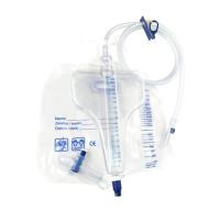 China Disposable Sterilized Portable China Urinary collection Urine Meter Bag Meter System for sale