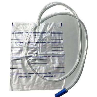 China Urological Sterilized Disposable Transparent Economy Urinary Urine Drainage Collection Bag for sale
