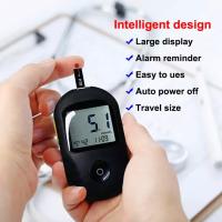 China Glucose Monitor Glucometro No Code Free Blood Glucose Meter Glucometer Diabetes Machine with Strips for sale