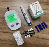 China ISO15197 CE0197 Glucometre Glucose Monitor Glucometer Blood Glucose Meter with Test Strips for sale