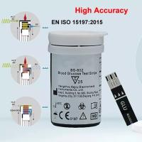 China ISO15197 CE0197 Glucometre Glucose Monitor Glucometer Blood Glucose Meter with Test Strips for sale