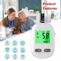China ISO15197 CE0197 Glucometre Glucose Monitor Glucometer Blood Glucose Meter with Test Strips for sale