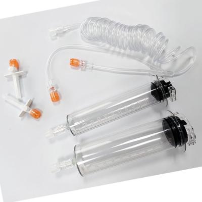 China Disposable Sterile CT Injector Syringe High Pressure Angiographic Syringe for sale