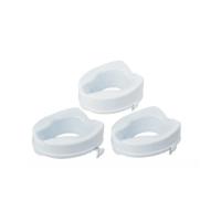 China Plastic Durable Medical Equipment Raised Toilet Seat , Lid And  Bucket For Commode Chair for sale