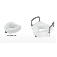 China Plastic Durable Medical Equipment Raised Toilet Seat , Lid And  Bucket For Commode Chair for sale