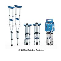China Lightweight Durable Medical Equipment Strong Aluminum Axillary Crutches For Disabled for sale