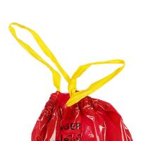 China Large Capacity Yellow Red Plastic Disposable Medical Biohazard Waste Bags for sale