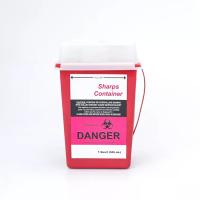 China Medical Sharp Bin Containers Wholesale Plastic Medical Sharps Container for sale