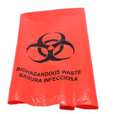 China Plastic biohazard autoclave bags customizable biodegradable red yellow biohazard bag for sale