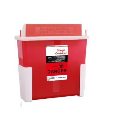 China Plastic medical sharps container wholesale sharps container leak proof for sale