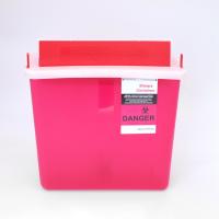 China Plastic Infection Prevention Supplies Portable Medical Sharps Container for sale