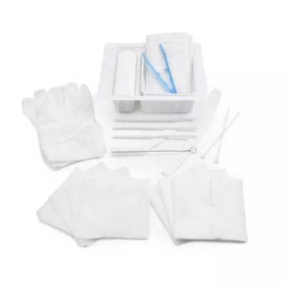China Disposable Tracheostomy Care Tray High Quality Tracheostomy Care Kit for sale