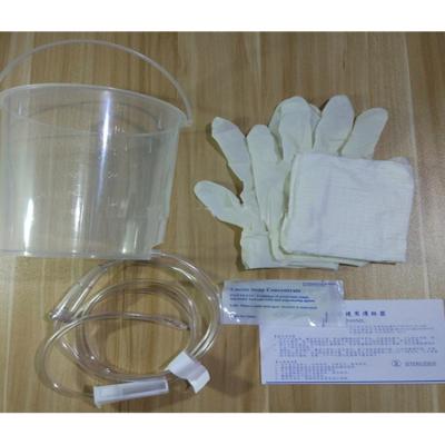 China Disposable medical plastic enema bucket set customizable enema bag set for sale