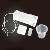 China Disposable silicone enema bag set customizable anal enema set for sale