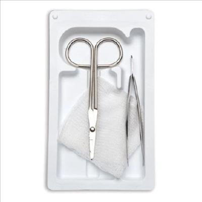China Wholesale Disposable Medical Suture Removal Tray Disposable Serving Trays for sale