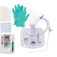 China Disposable Serving Trays Normal Foley Urethral Urine Catheterization Tray(Without Catheter) Pre-connected Foley Catheter Trays for sale