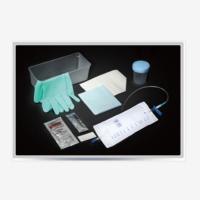 China Disposable Serving Trays Normal Foley Urethral Urine Catheterization Tray(Without Catheter) Pre-connected Foley Catheter Trays for sale