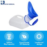 China Unisex Urinal for Car Toilet Urinal for Men and Women Bedpans Pee Bottle With a Lid and Funnel Plastic Can for Car Old Man for sale