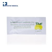 China medical disposable Lemon Glycerine swabstick for sale