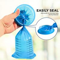 China Custom Disposable Emesis Bags Blue Car Nausea Bags Vomit Bags For Motion Travel for sale