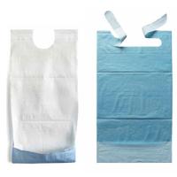 China Wholesale Disposable Adult Bibs Waterproof With PE film for sale